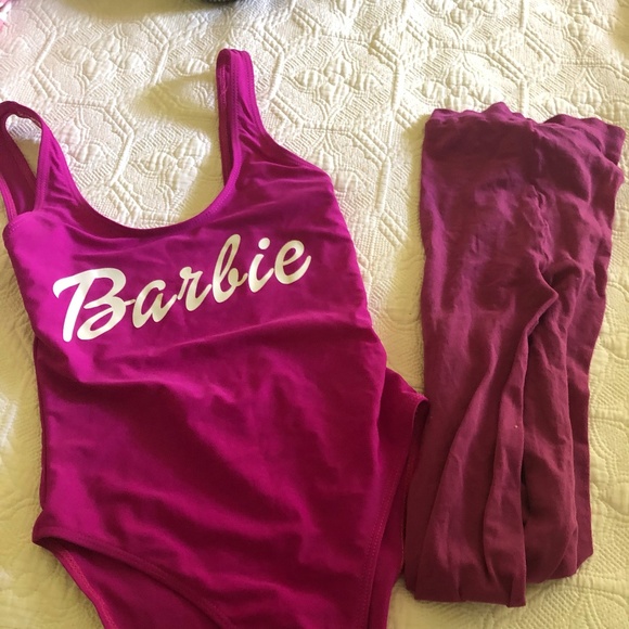 Source Unknown | Tops | Barbie Unitard With Matching Tights | Poshmark
